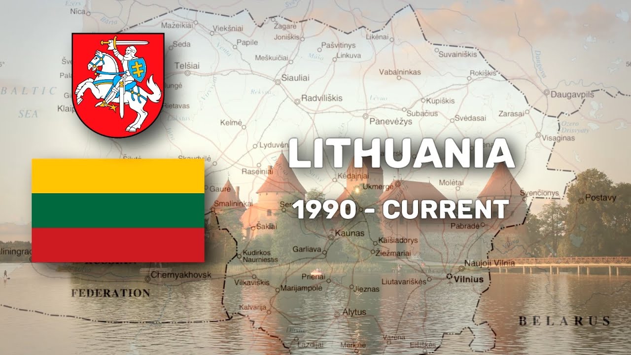 Historical Anthem of Lithuania ประวัติศาสตร์เพลงชาติลิทัวเนีย - YouTube