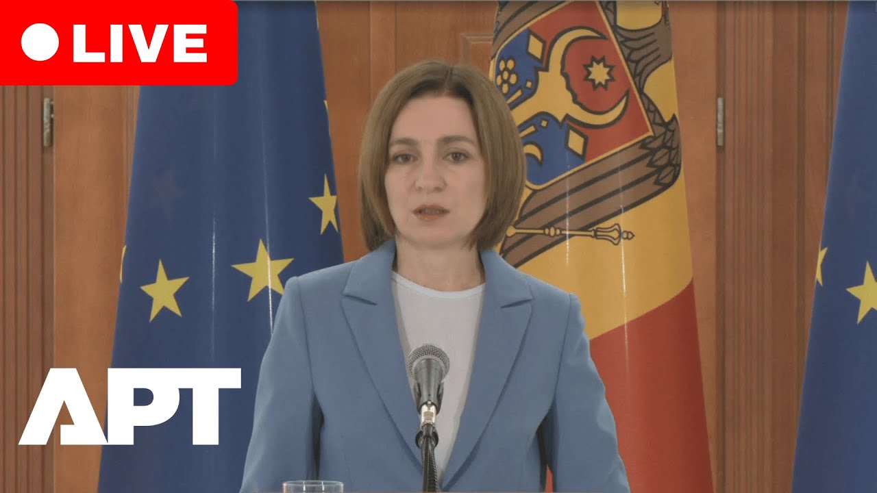 LIVE | Moldova’s President Maia Sandu Holds News Conference After ...