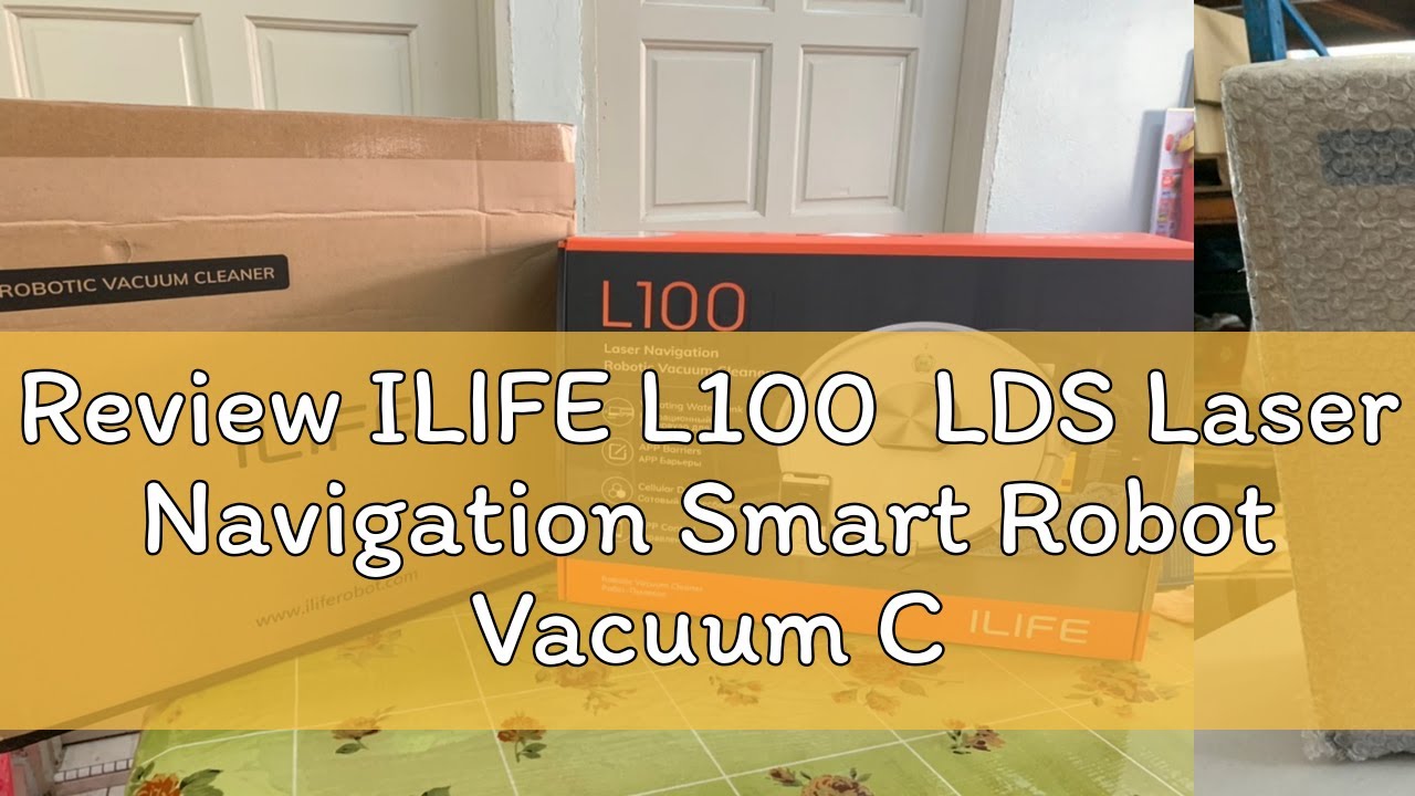 Review ILIFE L100 LDS Laser Navigation Smart Robot Vacuum Cleaner And ...