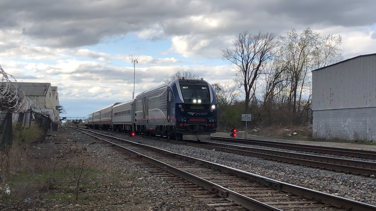 Amtrak 355 with a friendly conductor (4K HDR) - YouTube