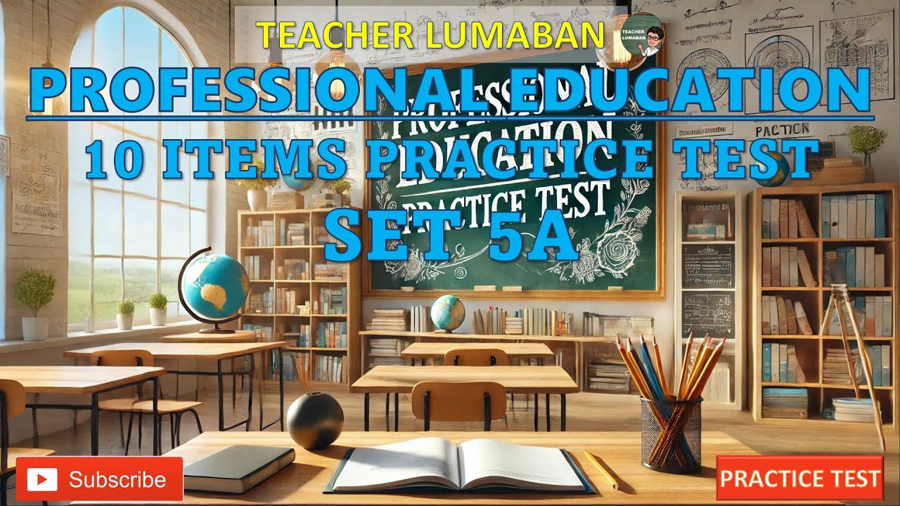 Professional Education Practice Drill SET 5A - YouTube