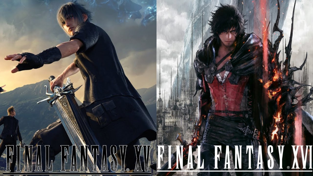 Battle Comparison of Final Fantasy XV and Final Fantasy XVI | Side-by ...