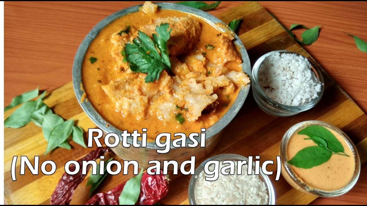 Rotti gasi | Arepadye | Dosa dipped in a gravy | Breakfast recipe ...