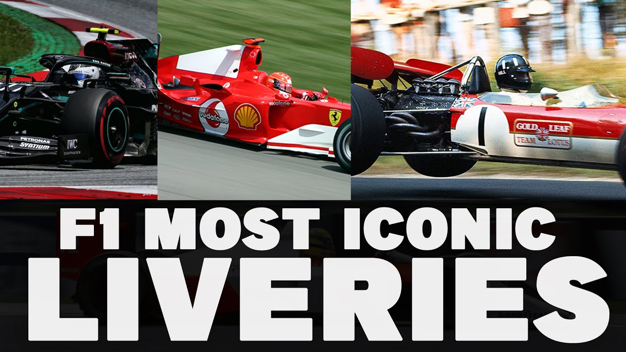 Which are the most iconic F1 liveries of all time? - YouTube