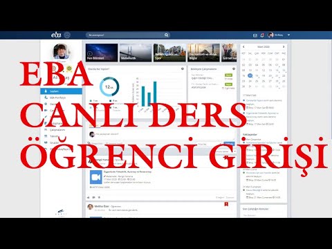 EBA'DA CANLI DERS NASIL YAPILIR? (BASİT ANLATIM)