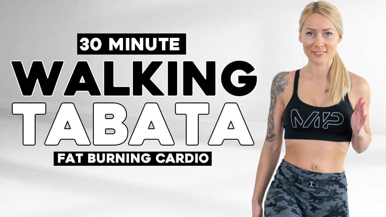 30 MIN TABATA WALKING Workout Steady State For Weight Loss Knee ...