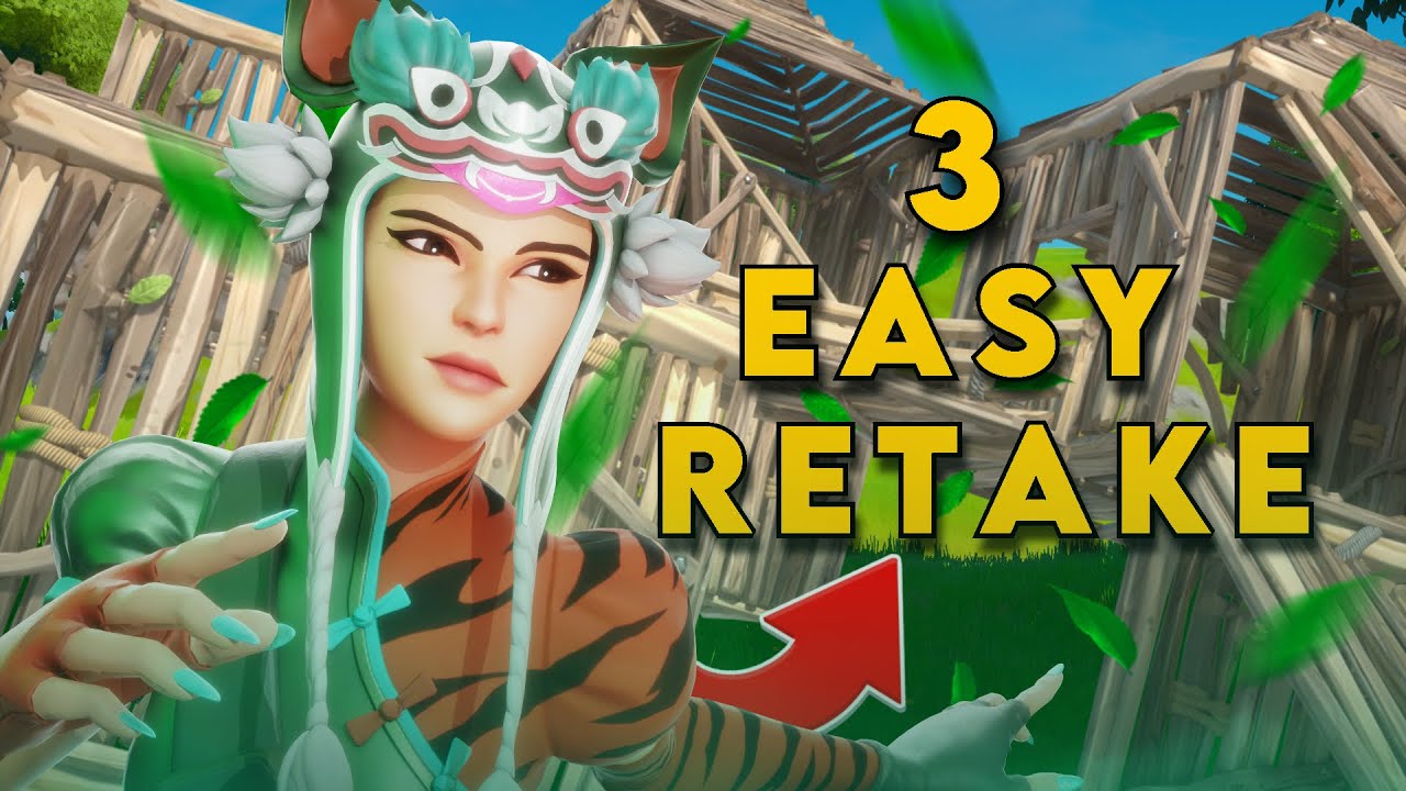 3 EASY Highground Retakes That You NEED To Learn! Highground Retake Tutorial Fortnite - YouTube