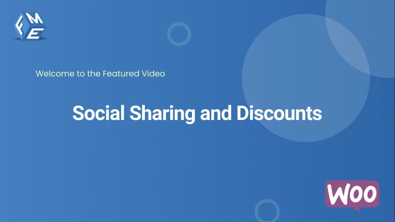 Social Sharing and Discounts - FME ADDONS - YouTube
