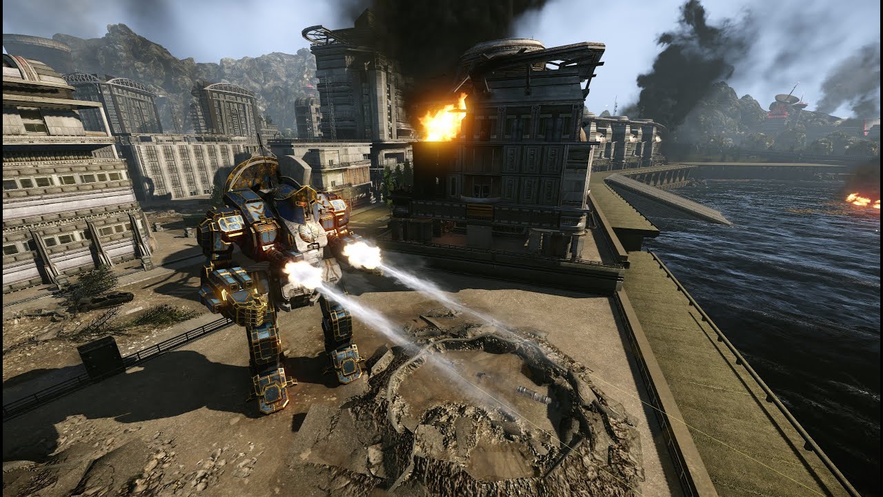 MechWarrior Online - Legendary Cyclops "Arges" pushes out and leads the ...