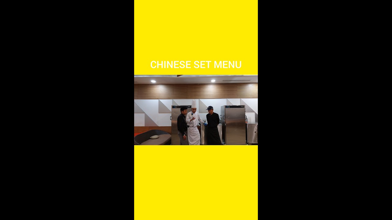 CHINESE SET MENU 25 TABLE - YouTube