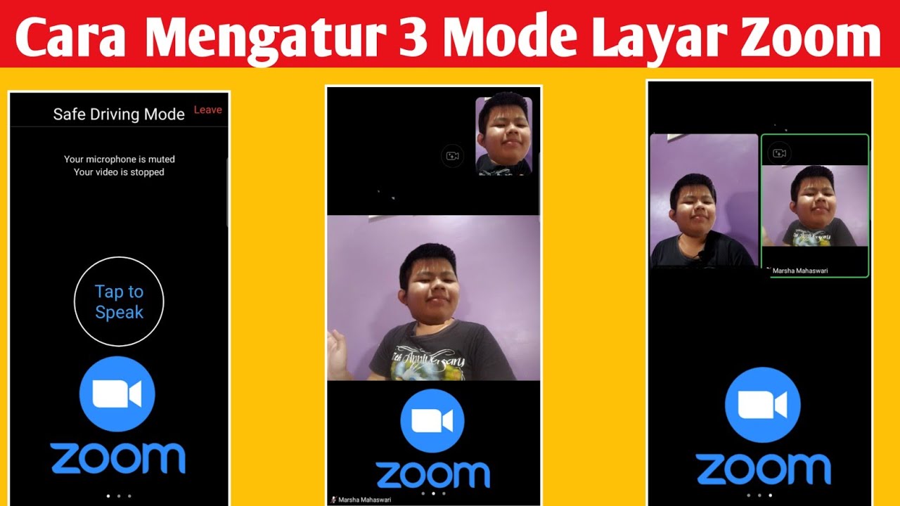 Cara Mengatur Layar Zoom Meeting di Hp || Terbaru 2022 - YouTube
