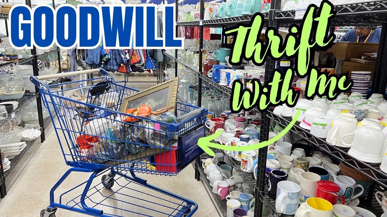 FILLED MY CART at Goodwill | Thrift With Me | Reselling - YouTube