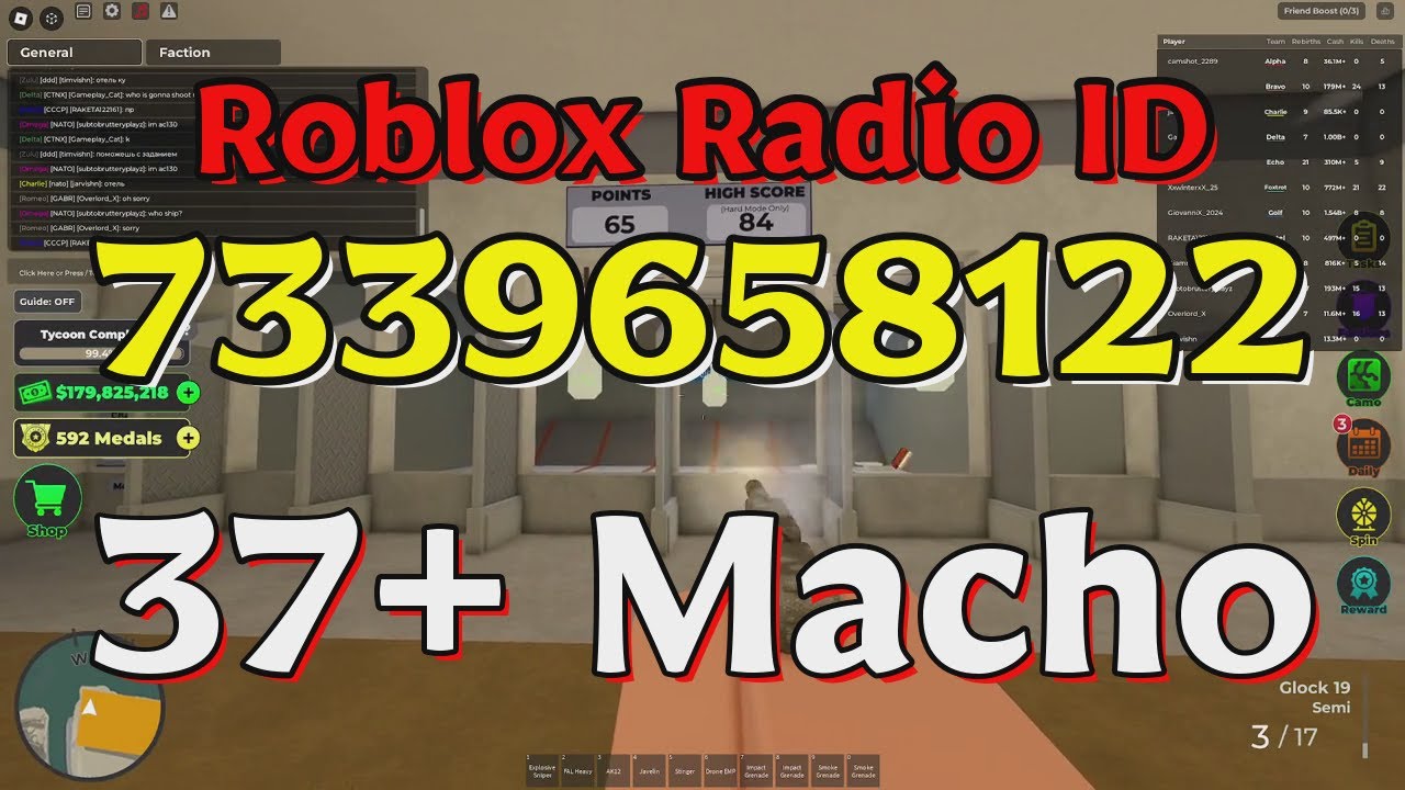 Macho Roblox Radio Codes/IDs - YouTube
