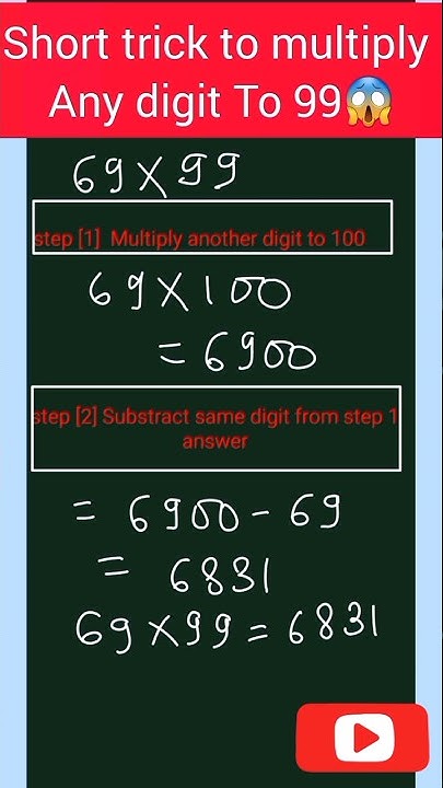 multiplication tricks!multiplying! multiply short tricks #shorts #short #shortsvideo #shortsfeed ...