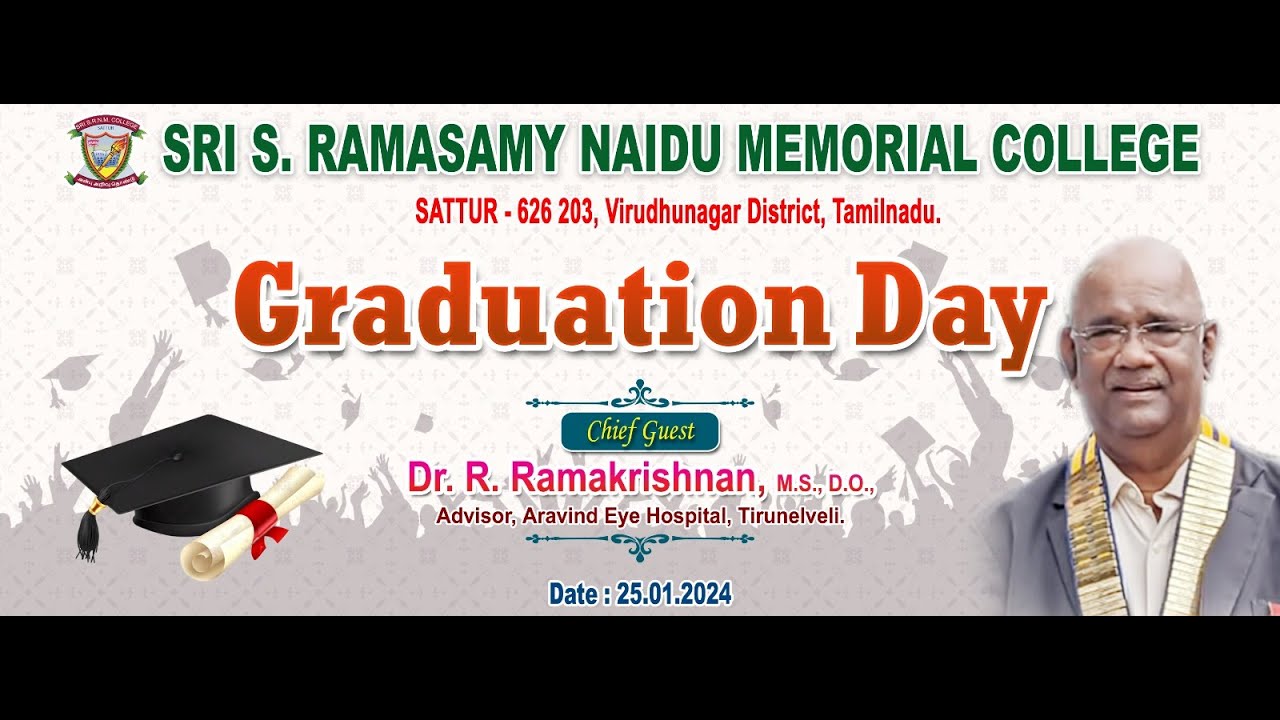 SRNMC Graduation day on 25-01-2024 - YouTube