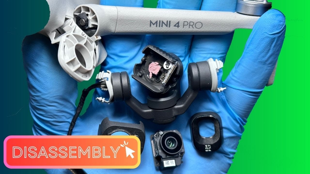 DJI Mini 4 Pro Gimbal Disassembly Guide: Step By Step Tutorial - YouTube