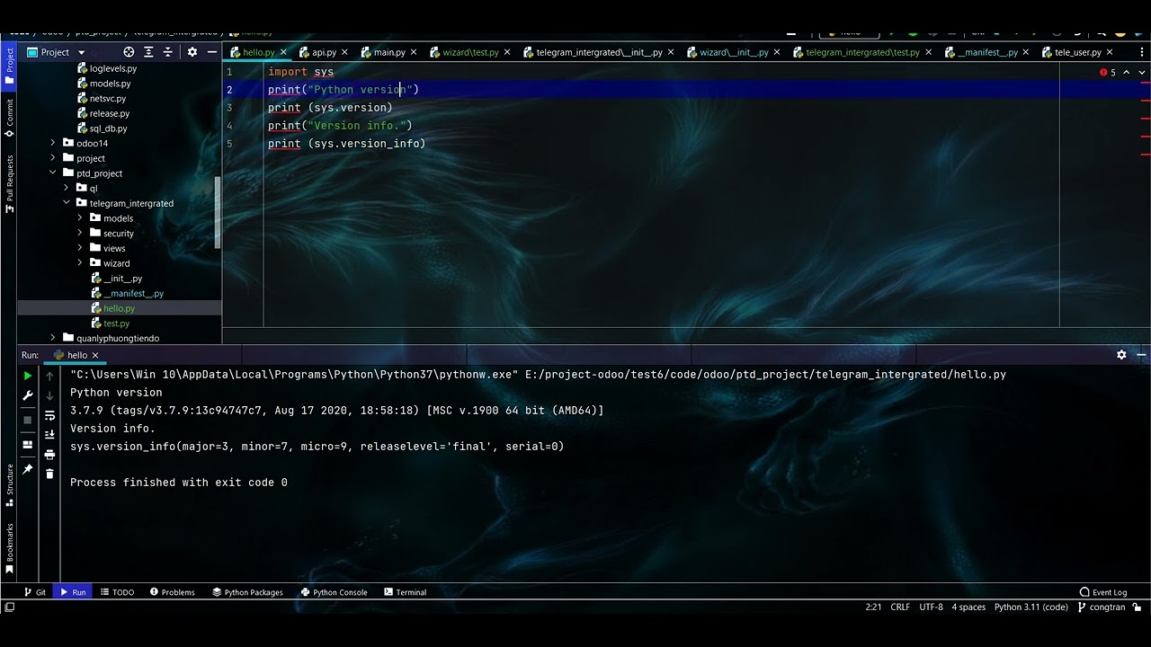 #Python Kiểm tra version của python theo 2 cách - YouTube