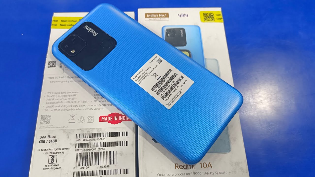 Redmi 10A Unboxing, First Look & Review🔥| Redmi Budget Smartphone💥 ...