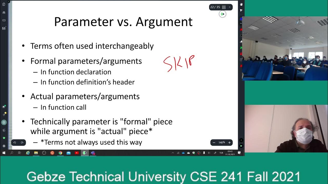 CSE 241 Fall 2021 Oct 11 - YouTube