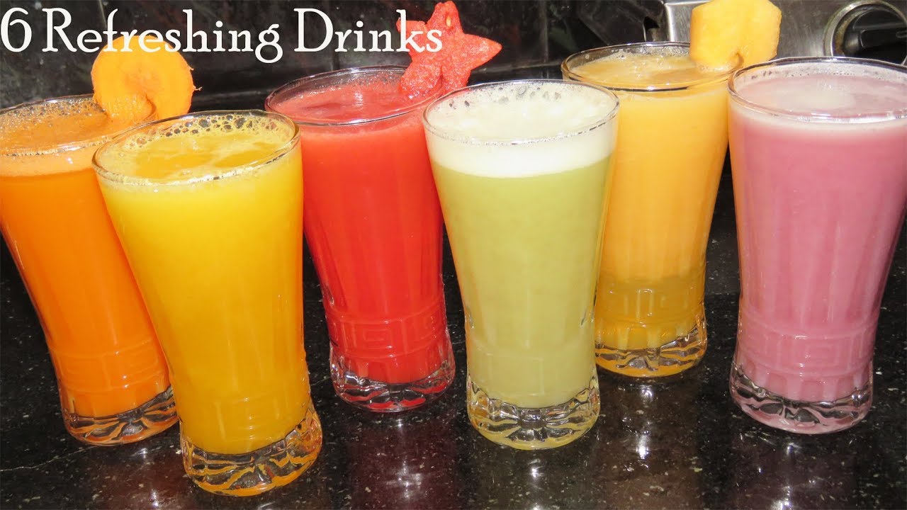 శరీరానికి చలువ చేసే పానీయాలు-6Types Refreshing Drinks at home-how to ...