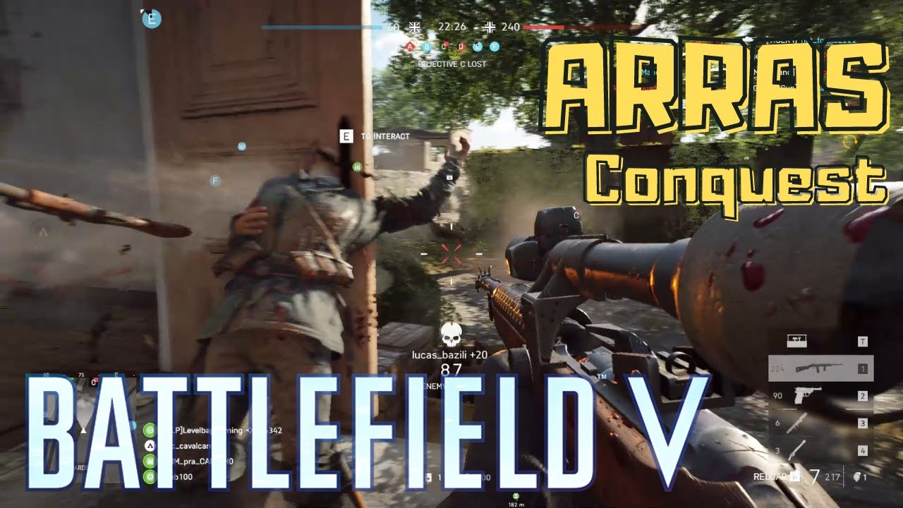 Battlefield 5: Arras Conquest Gameplay (No Commentary) - YouTube
