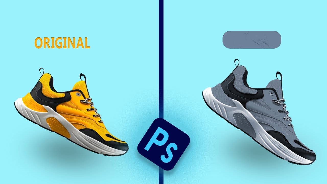Color Changing Effect | How To Change Shoes & Bag color in Photoshop ...