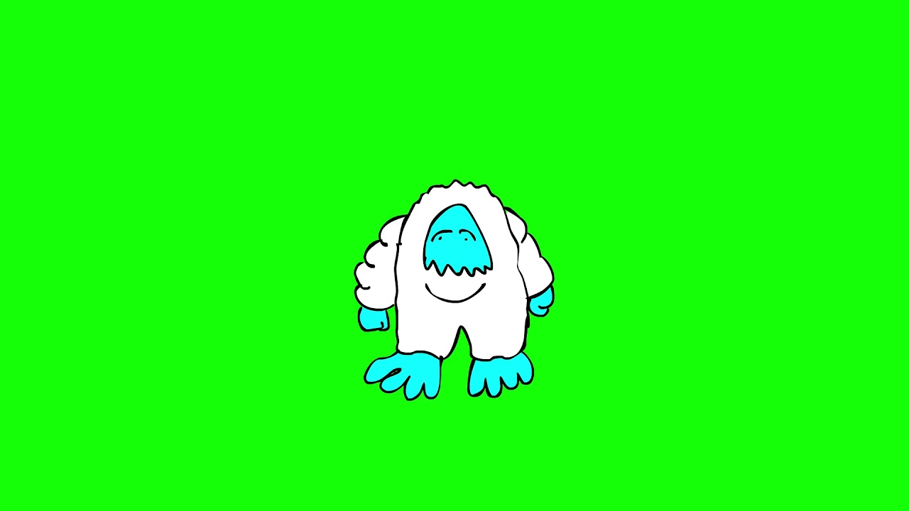 Yeti Green Screen By Zaggazag - YouTube