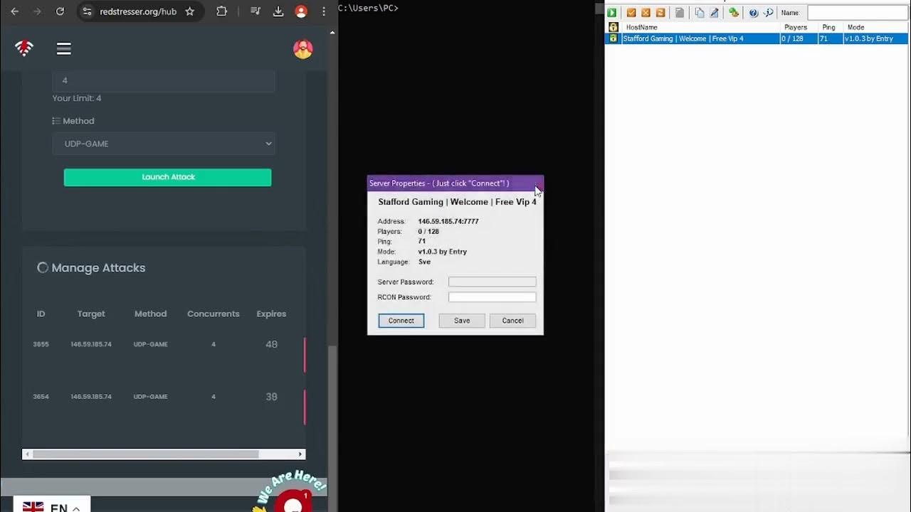 REDSTRESSER.ORG | DOWNED SA:MP SERVER ! | UDP-GAME - YouTube