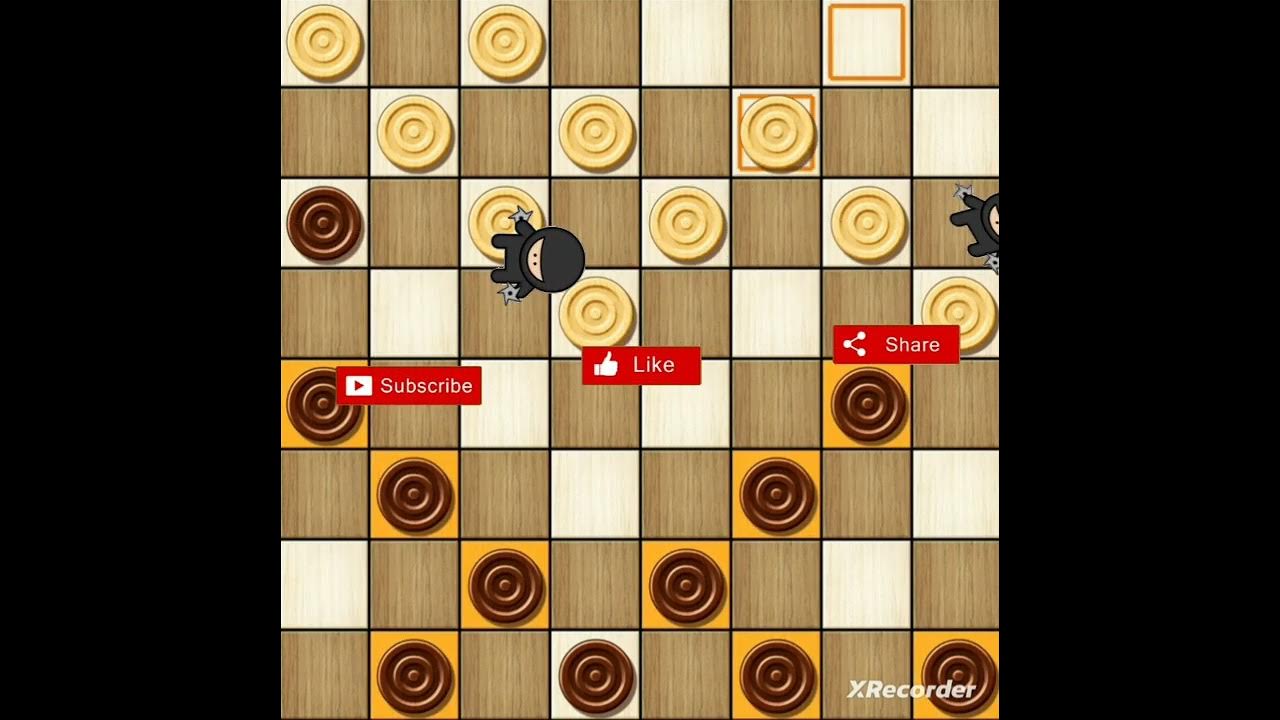 Checkers game. Spanish rules. - YouTube