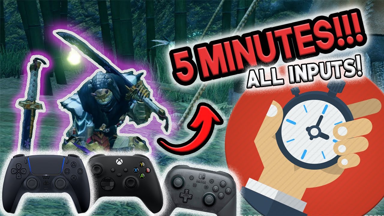 5 Minute Dual Blades Guide | ALL INPUTS! | Monster Hunter Rise | No ...