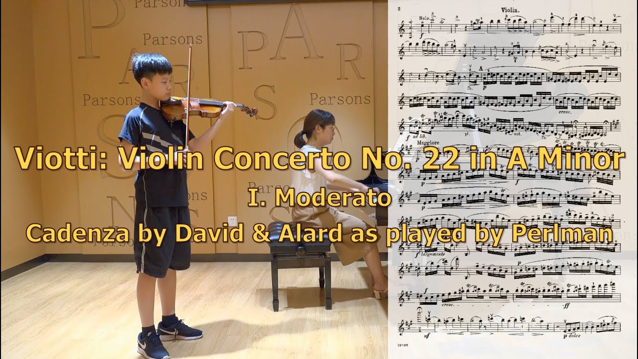 Viotti: Violin Concerto No.22 in A Minor, I. Moderato, Cadenza by David ...
