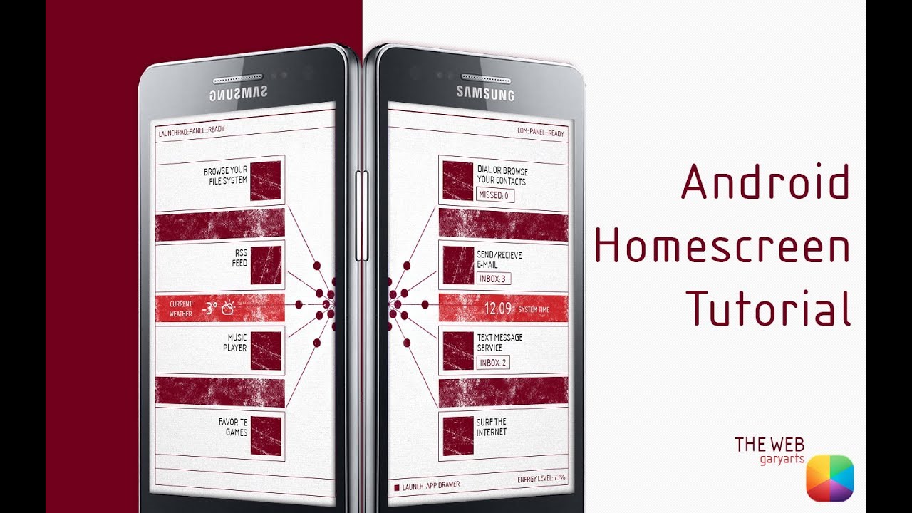 The Web (GaRyArTs) - Android Homescreen Tutorial - YouTube