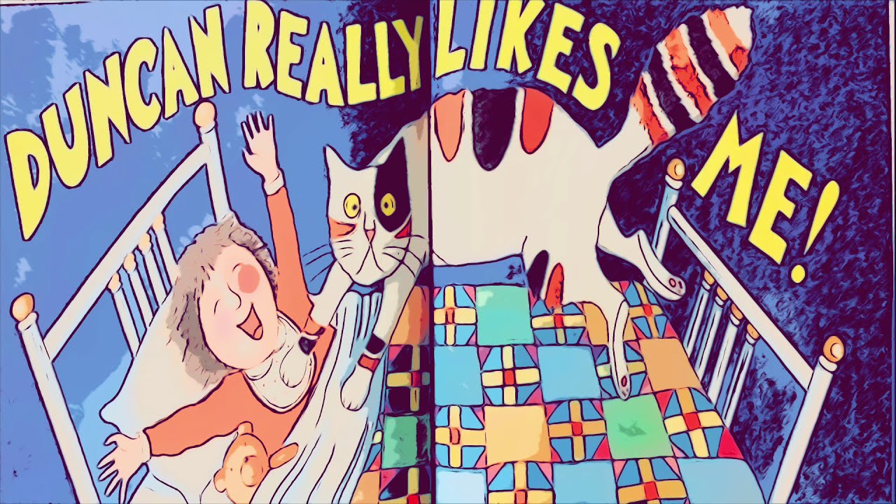 A cat book read aloud. Kids Books. Duncan and Dolores. Children’s book ...