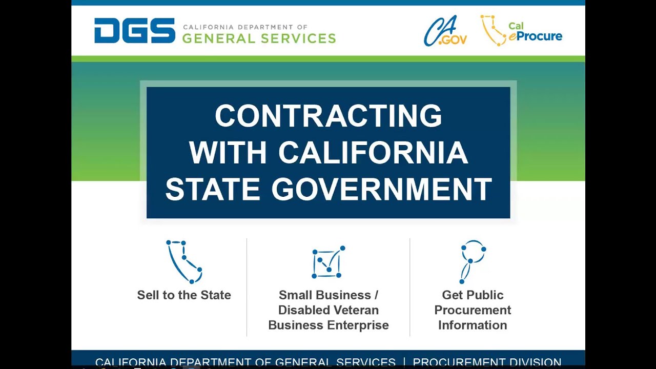 "Lunch and Learn" meeting with DGS California Department of General ...