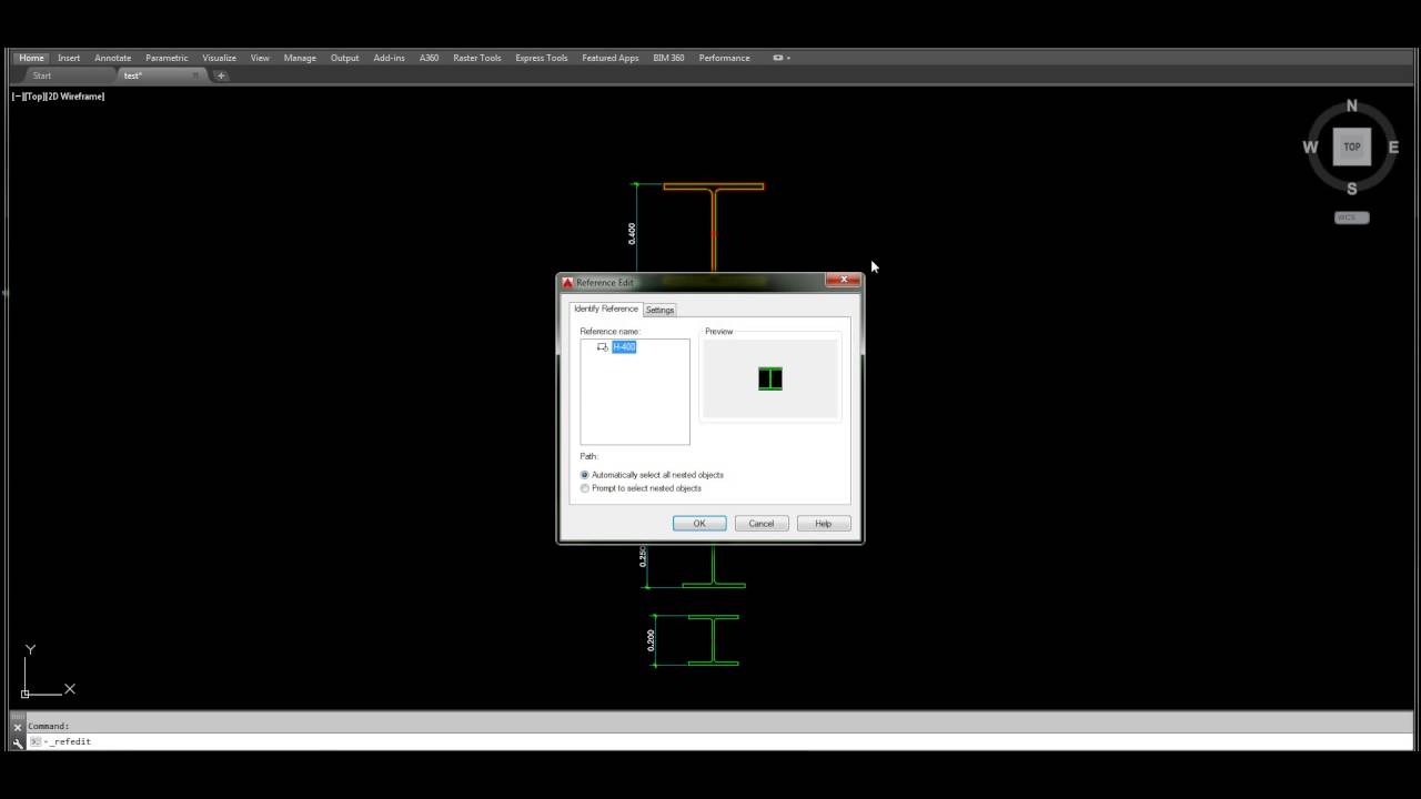 AutoCAD (แบบบ้านๆ) : Block normal & Block choice - YouTube