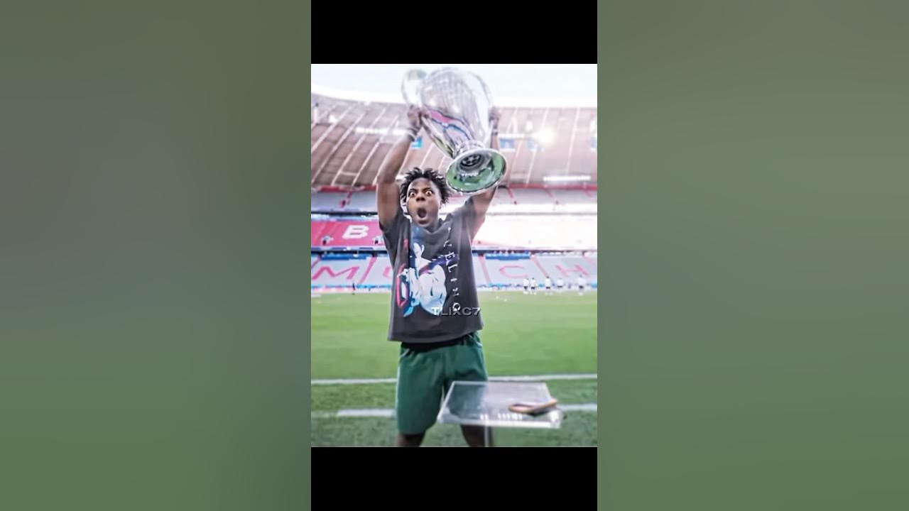 Speed lifts UCL Trophy.. #fyp #ucl #football - YouTube