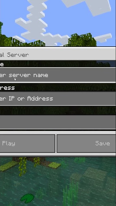 How to Join Minecraft Servers on Bedrock Edition #shorts - YouTube