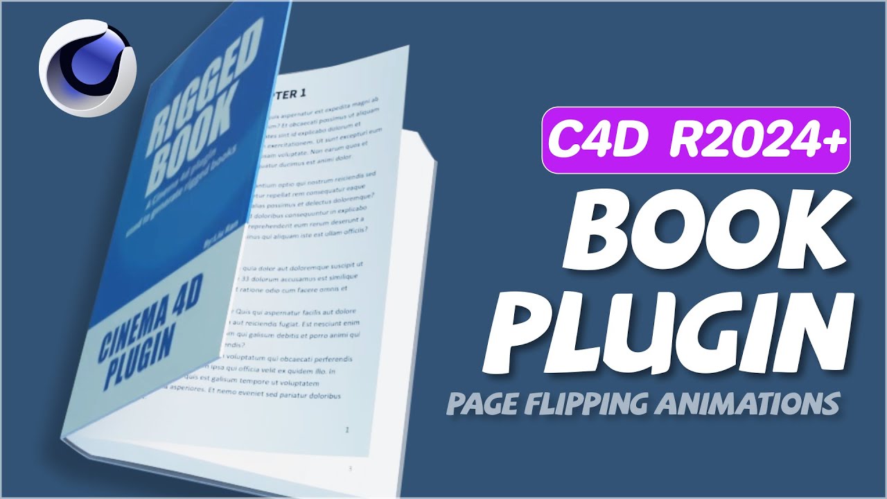 Riggedbooks for C4D (Overview) - YouTube