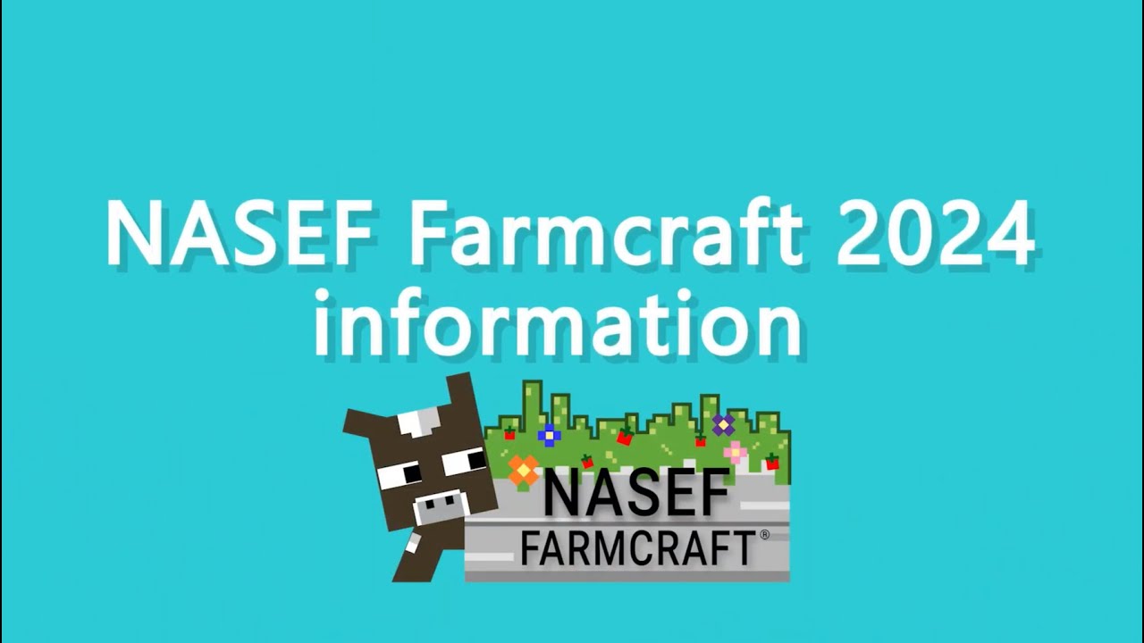【説明動画】NASEF Farmcraft®とは？教育版Minecraftで農業課題に取り組もう - YouTube