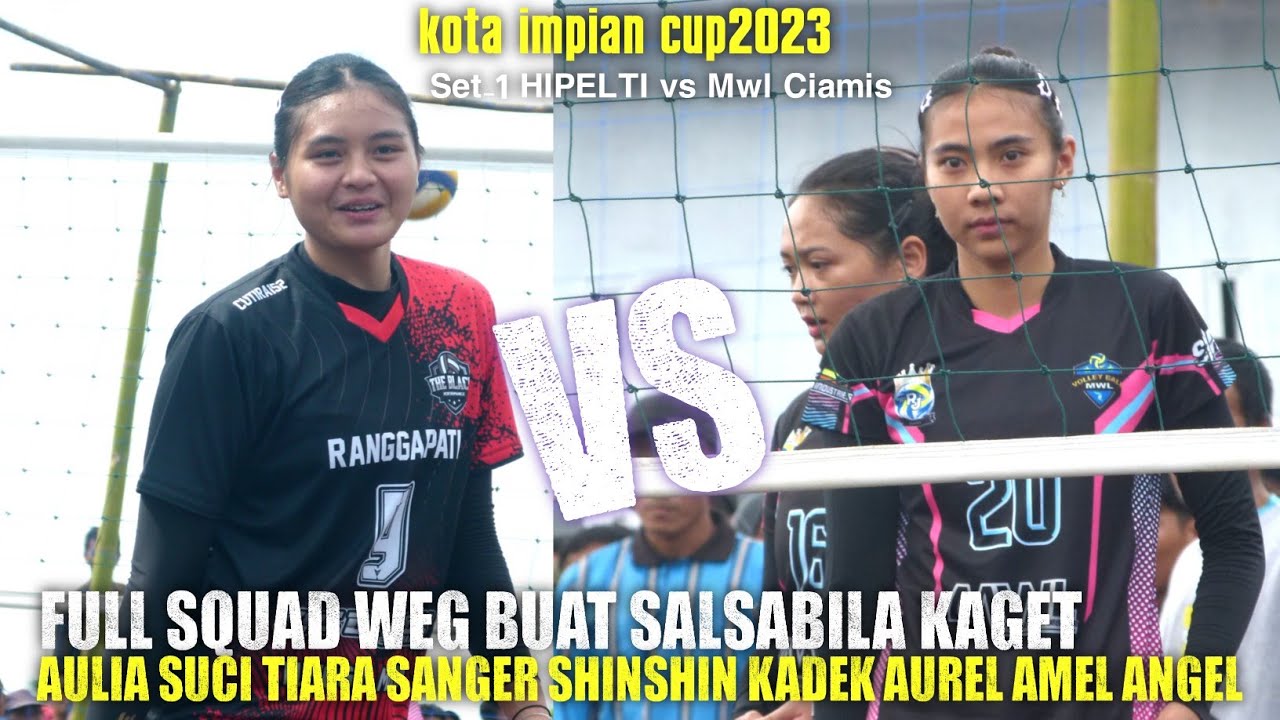 BIDADARI VOLI‼️FULL SQUAD WEG. SALSABILA KAGET LAWAN TIARA SANGER ...