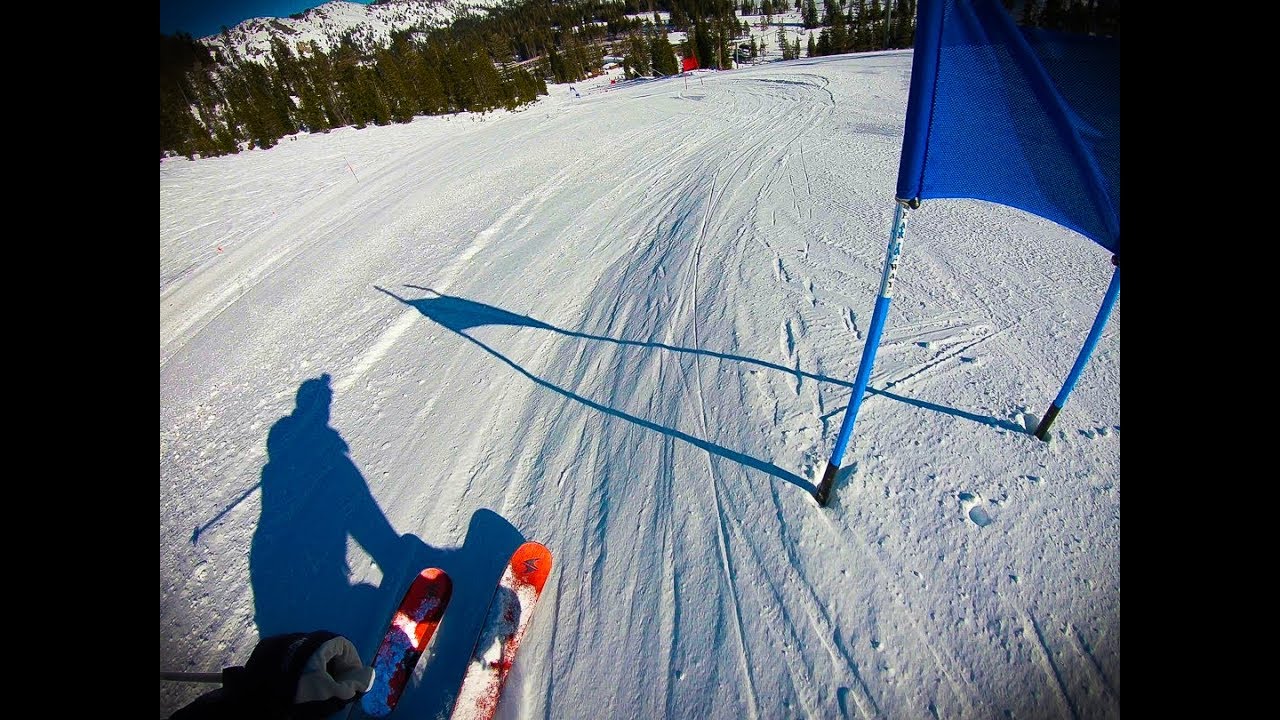 Alpine Meadows- Giant Slalom Race Clinic - YouTube