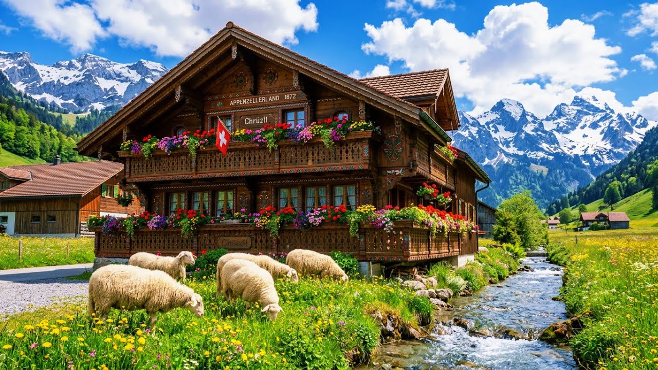 I Found Switzerland's Stunning Village Elm With a Unique Fountain ...