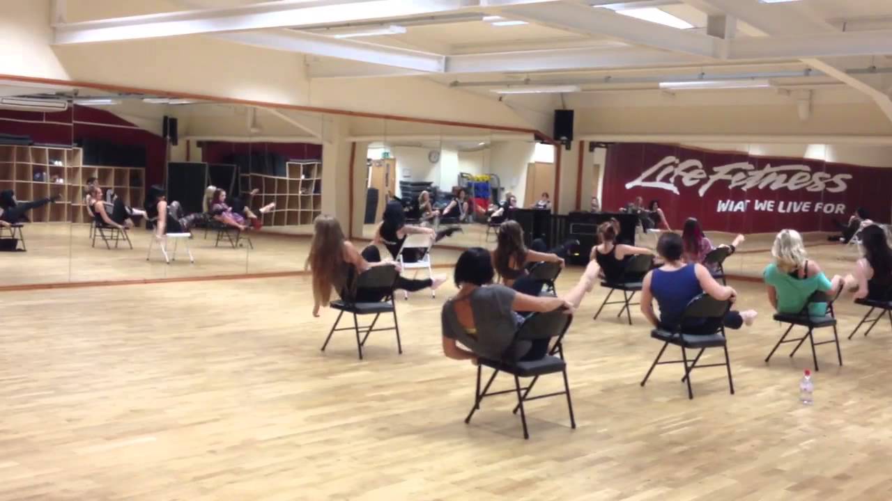 Chair Dancing with Kealy at Claire's Pole Fitness - YouTube