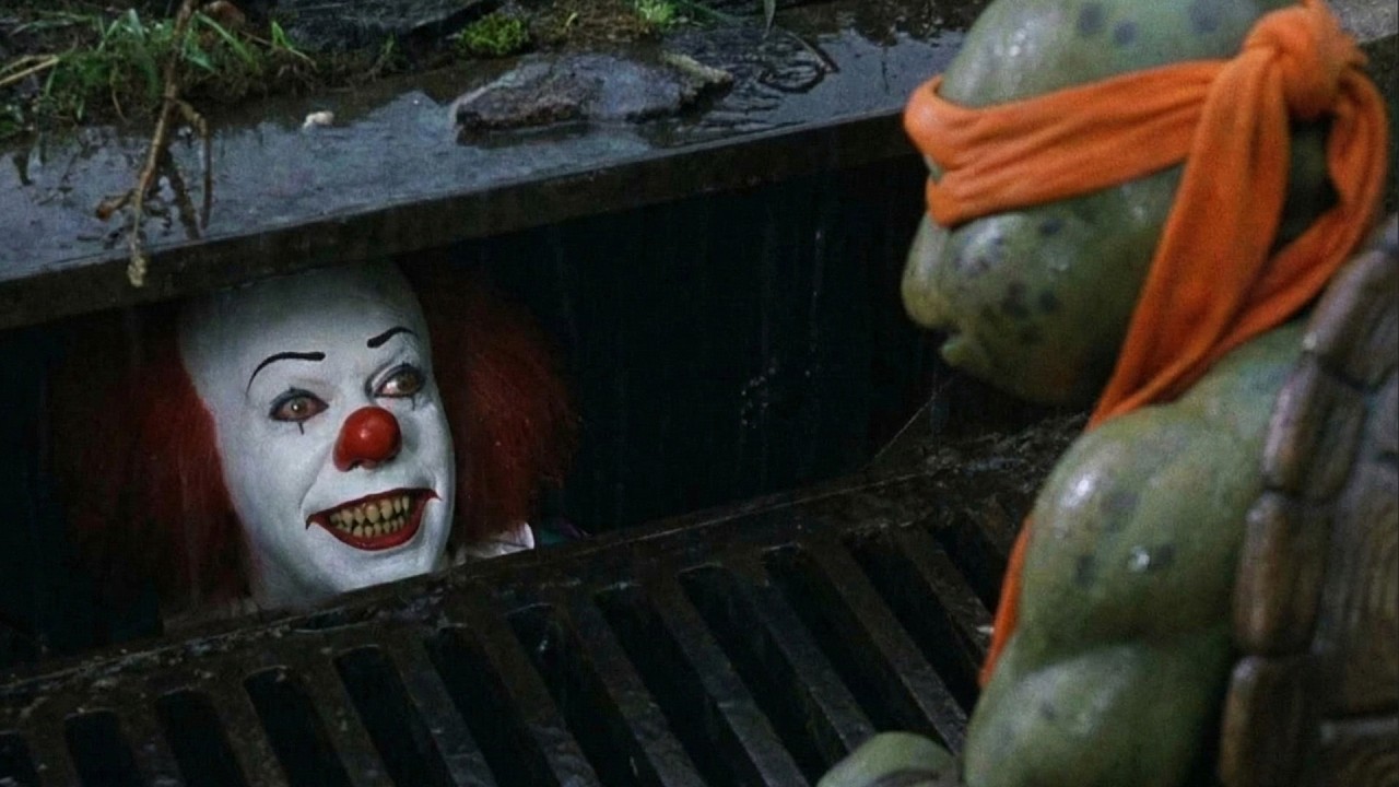 'NINJA TURTLES vs IT (Pennywise)' - #fanfilm #parody #ai - YouTube