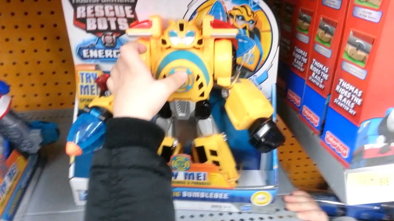 Transformers Rescue Bots Energize! Electronic Bumblebee - YouTube