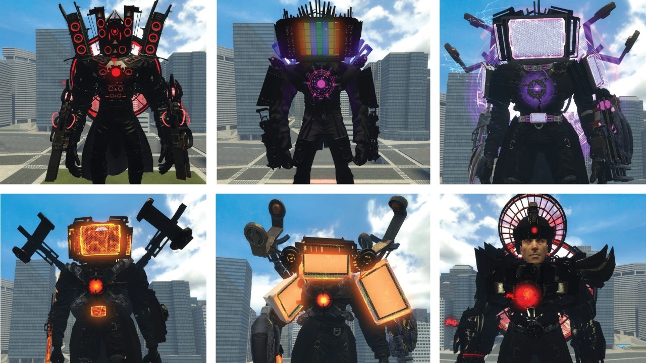 Astro hydra titan vs all Skibidi titan tvman , cameraman , speakerman ...