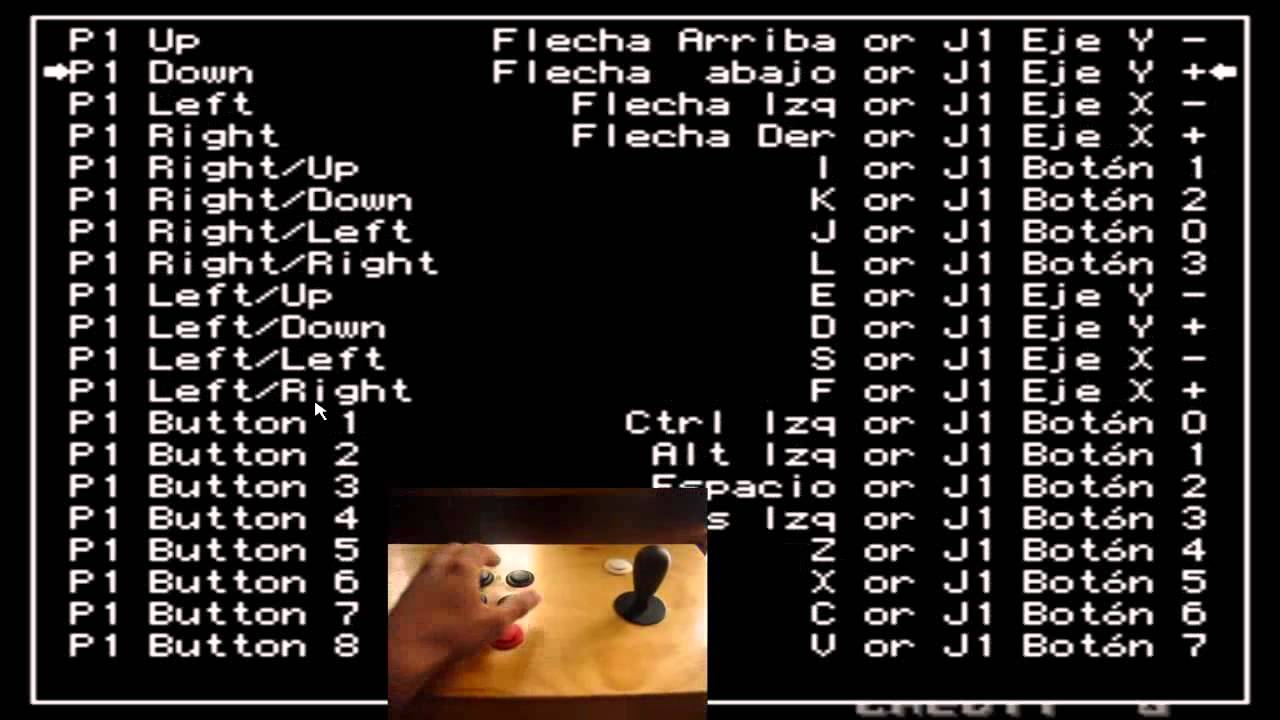 Configurando Los Botones Para El Mame32 Para Windows - YouTube