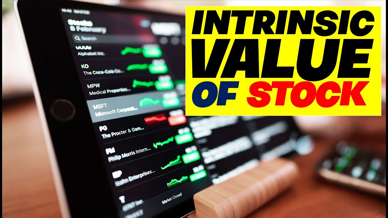 How To calculate INTRINSIC VALUE of a Stock | How to find Fair Value of ...