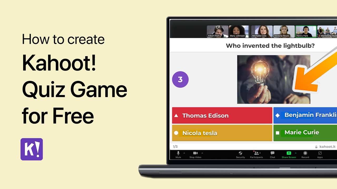 How To Create Your Kahoot Quiz Game For Free - Quick Guide - YouTube