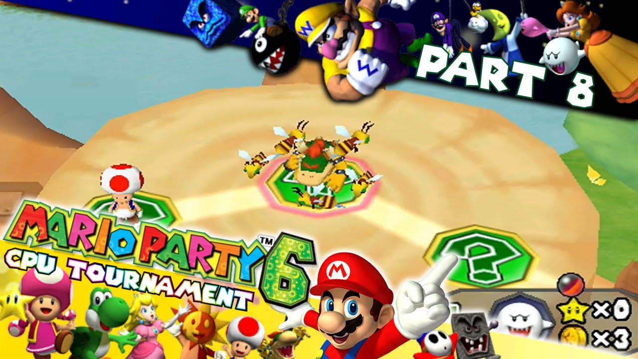 Attacked By Bees - Mario Party 6 CPU Tournament Part 8 - YouTube
